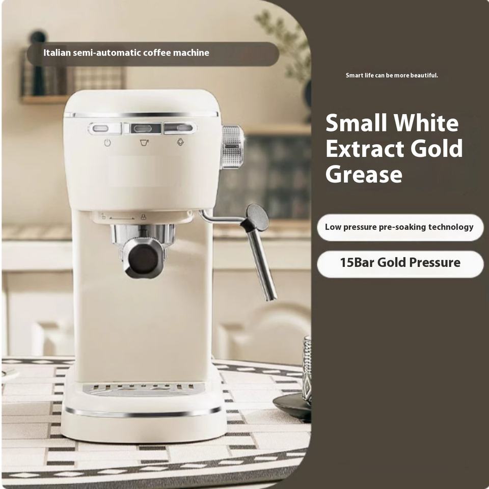 Italian Semi-Automatic Espresso Coffee Machine with 15Bar High Pressure ...