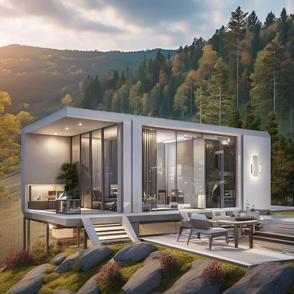 Creative Apple Cabin Prefab House Fast Mobile Outdoor Steel Structure ...