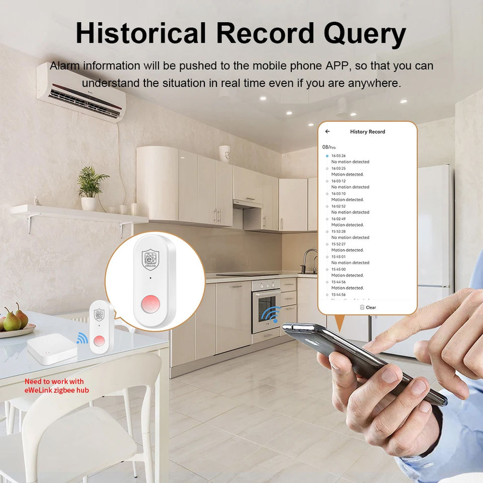 Working with Ewelink Gateway Smart Home Security PIR Infrared Detector ...