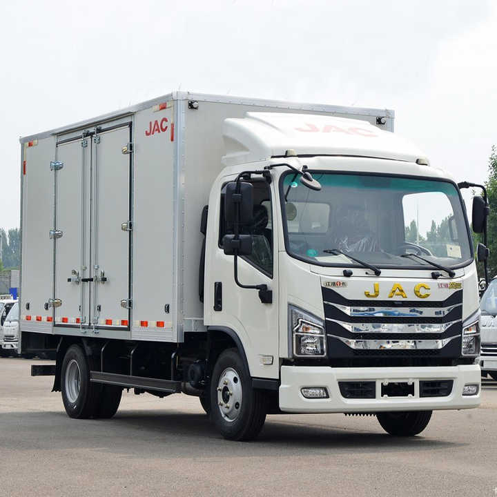 Good Quality Van Truck JAC 143HP 4X2 3.7 Meters Refrigerated Truck ...