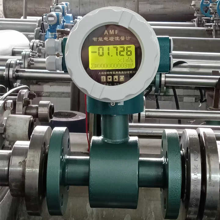 Customizable RS485 4-20mA Magnetic Flow Meter 0.5% Accuracy Electromagnetic Flowmeter for Liquid ...