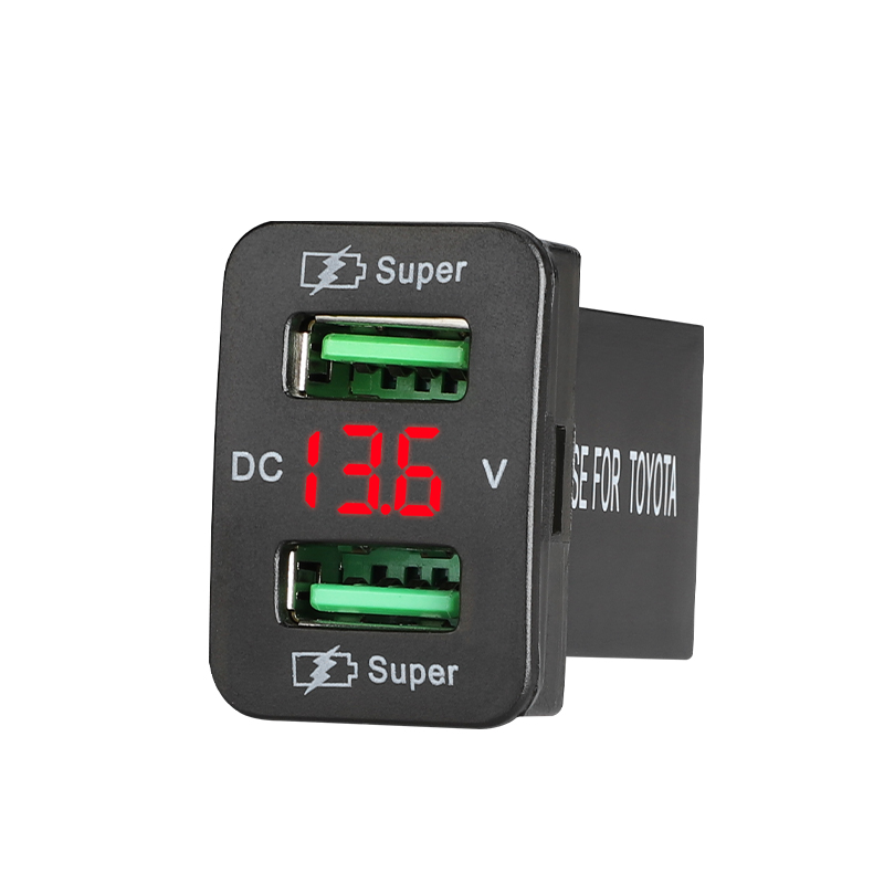 Factory Supercharger With LED Voltmeter USB Socket 12V USB Car Socket ...