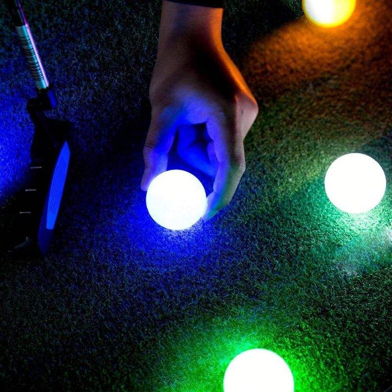 Wholesale Custom Multicolor Optional Led Golf Ball Light up Glowing ...