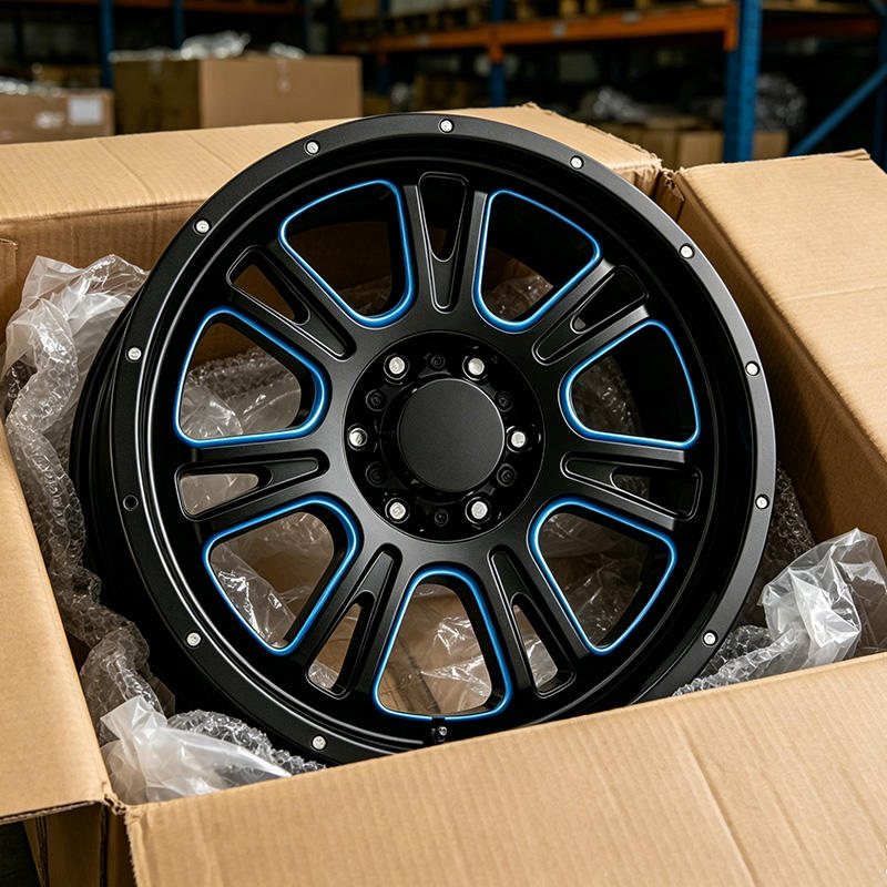 Orida 18 Inch 24x14 Forged Aluminum Off-road Wheels Black Finish 9J ...