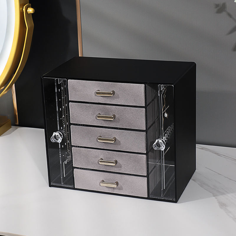 Nordic-Style Design Vanity Display Stand Multi-Tier Storage Box for ...