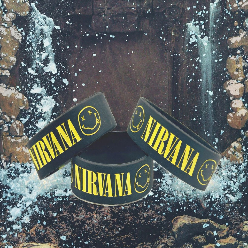 American Music NIRVANA Inspired 1 Inch Waterproof Antique Imitation ...