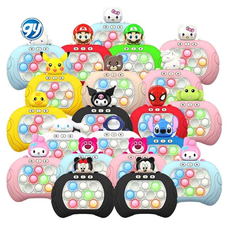 Light Up Push Pop Bubble Fidget Console Toy for Kids & OEM