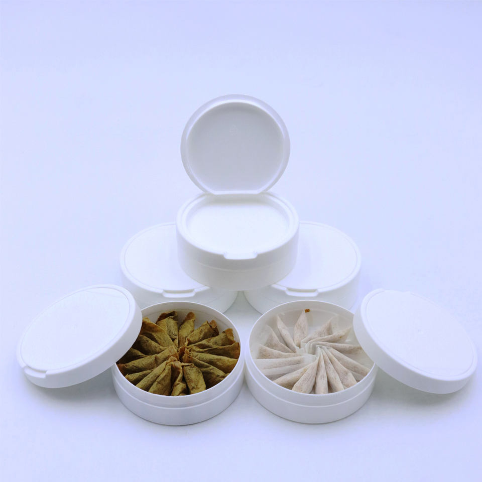 Flip-up Lid Container Snus Box for Pouches Package 60ml Plastic ...