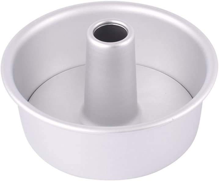 Tube Cake Pan Aluminum Round Cake Pan with Removable Bottom Tube Pan ...