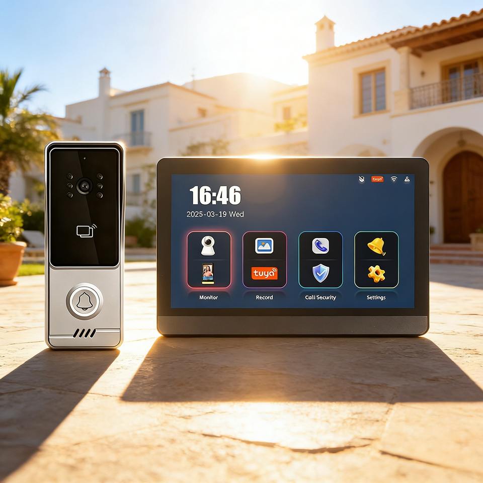 100m Transmission Distance Dual Power Supply Mode Door Phones Home ...