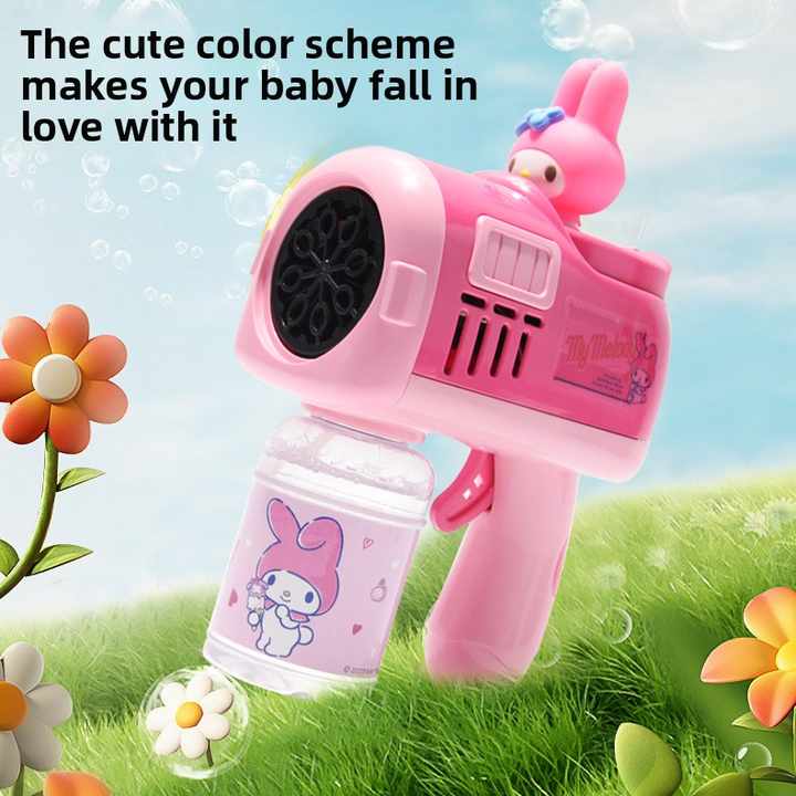 Fully Automatic Handheld Electric Bubble Gun for Kids Plastic Bubble ...