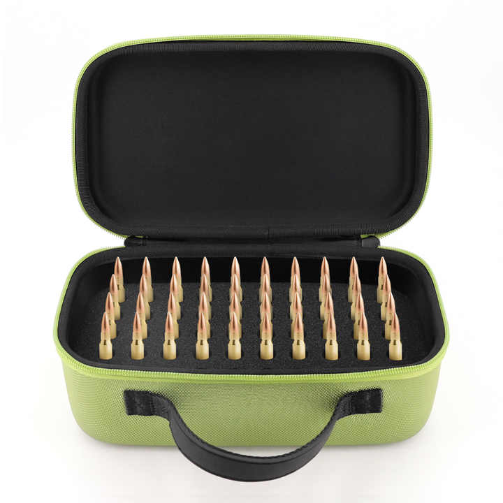 Custom Carrying Hard Storage Packaging Bullet Box With Foam Insert, 9mm ...