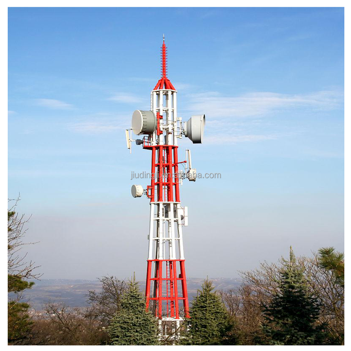 Hot DIP Galvanizing Telecom Antenna Mast Pneumatic Angle Steel ...