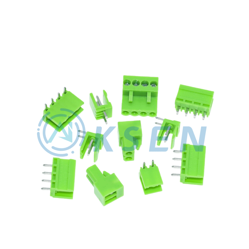 AI-KSEN HT3.96MM Straight Pin Plug-in Terminal Plug+straight Pin/bent ...