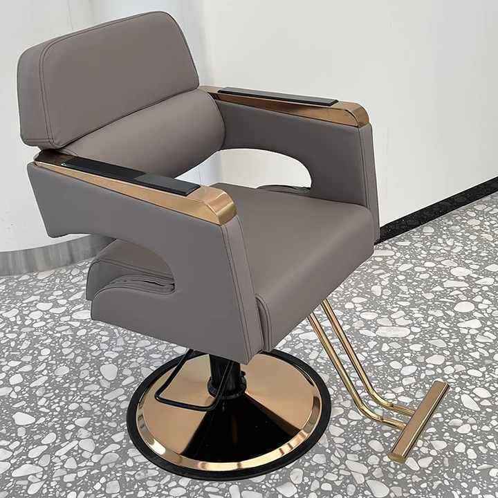 Luxury Modern Hydraulic Salon Chair , Multi-color Styling Chair with ...