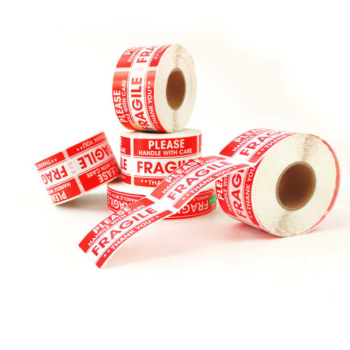 2" X 3" Fragile Stickers Handle with Care Warning Packing/Shipping ...