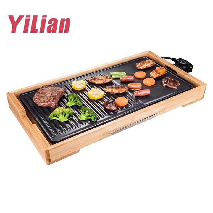 Koto Electric Bamboo Grill - Luxury Korean Reversible Griddle