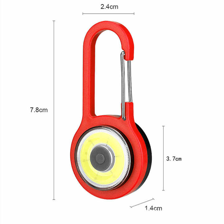 Portable Mini Key Chain Torch Light - Emergency COB Flashlight