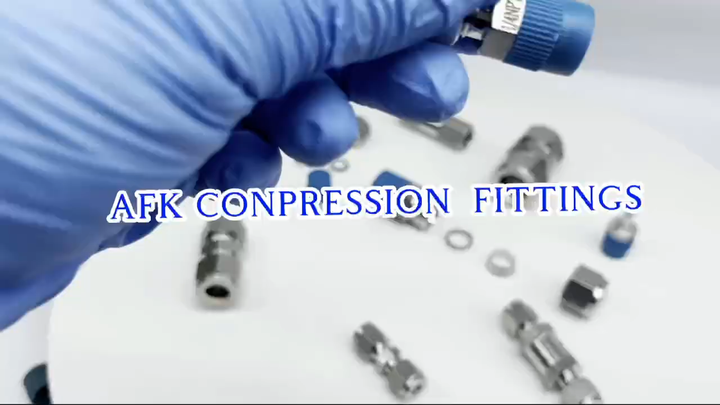 SS316L Male Thread Connector 6mm to 1 Inch Standard Union Ferrule ...