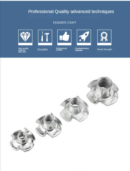 T Nut M6 M5 Springball T-Nut T Nut M10 - Durable & Versatile