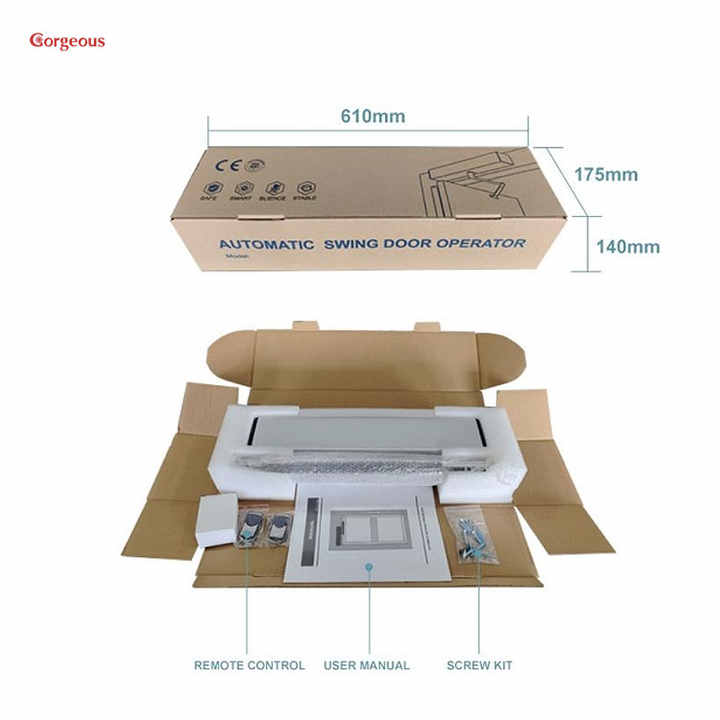 Electric Door Closer Aluminum Automatic Door Closing Machine Silent ...