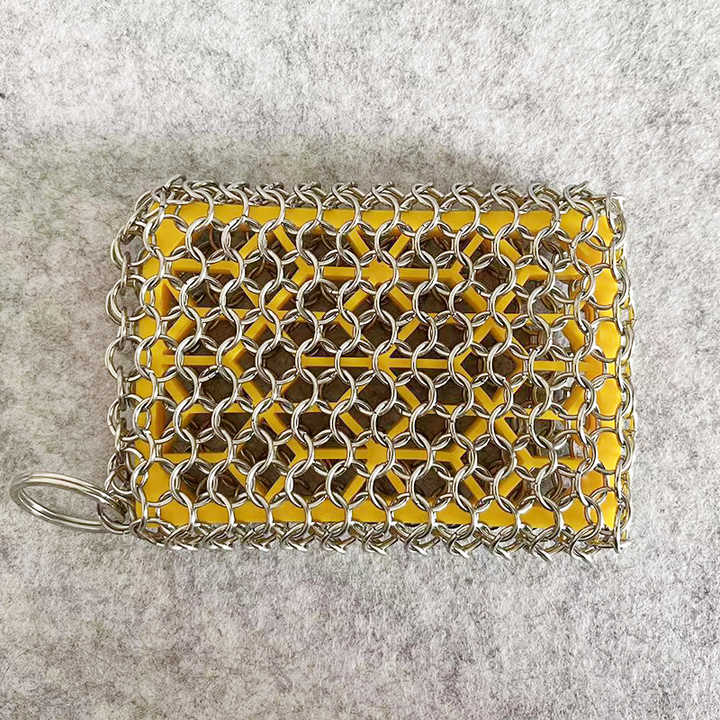 Quick-Rinse Easy Clean Mesh Scouring Ball for Household Kitchen Use ...