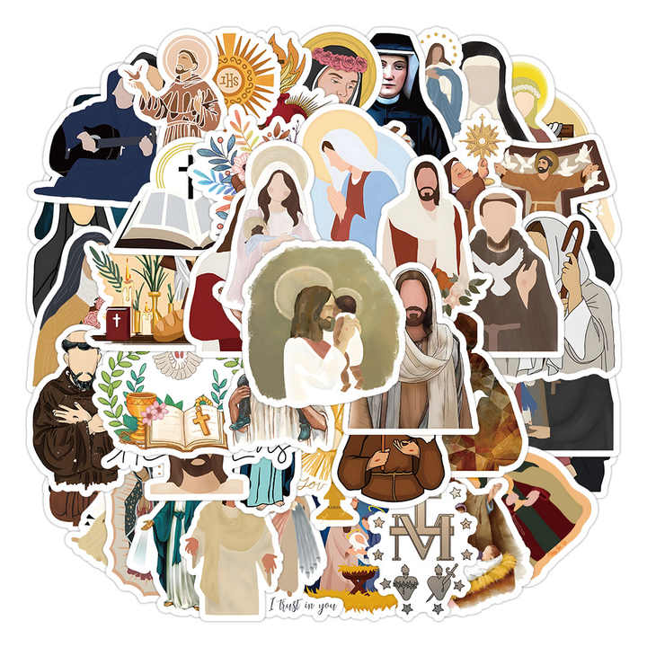 Wholesale Christian Savior Jesus Graffiti Sticker Waterproof