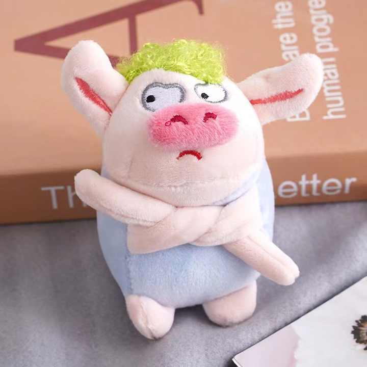 Yidian Factory's Custom Cute Pig Plush Keychain Toy Unique Design ...