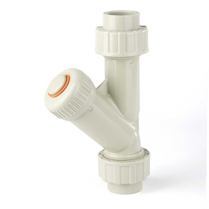 PPH pipe and fittings electric pvc ball valve Plastic Industrial Double ...