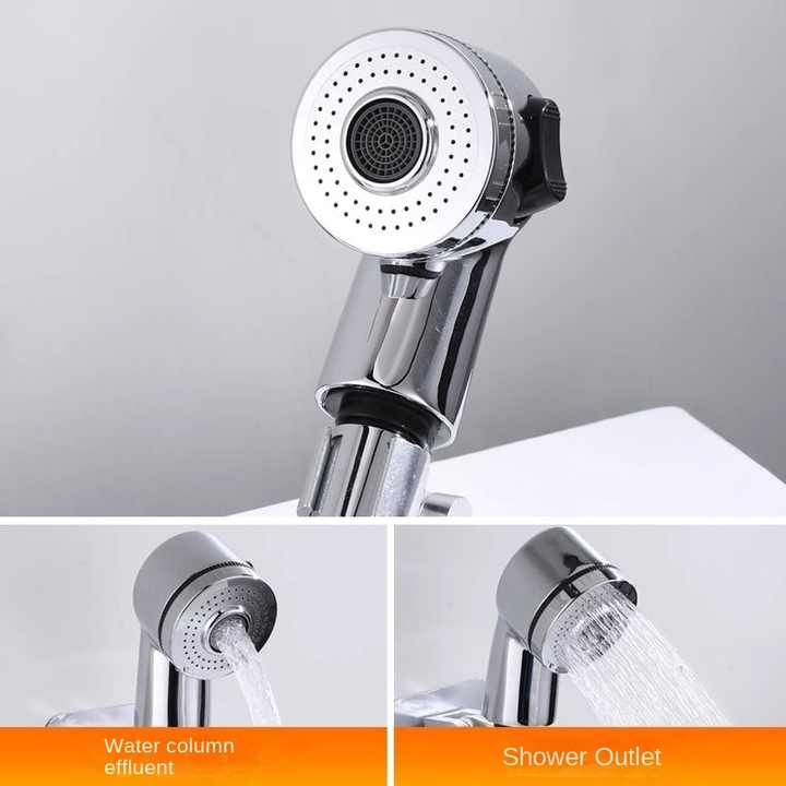 Basin Faucet External Showerhead Set Water Divider for Bathroom Toilet ...
