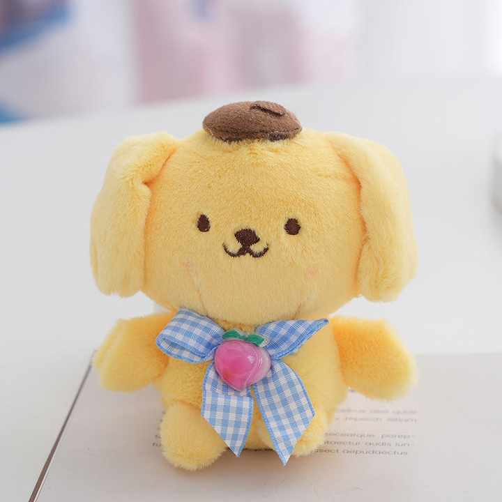 Adorable Plush Toy Cute Kitty Crane Machine Keychain Doll with PP ...