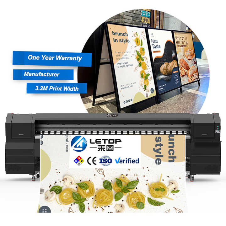 LETOP 3200MM Wide Format Roll Digital Printing Plotter Print Machine ...