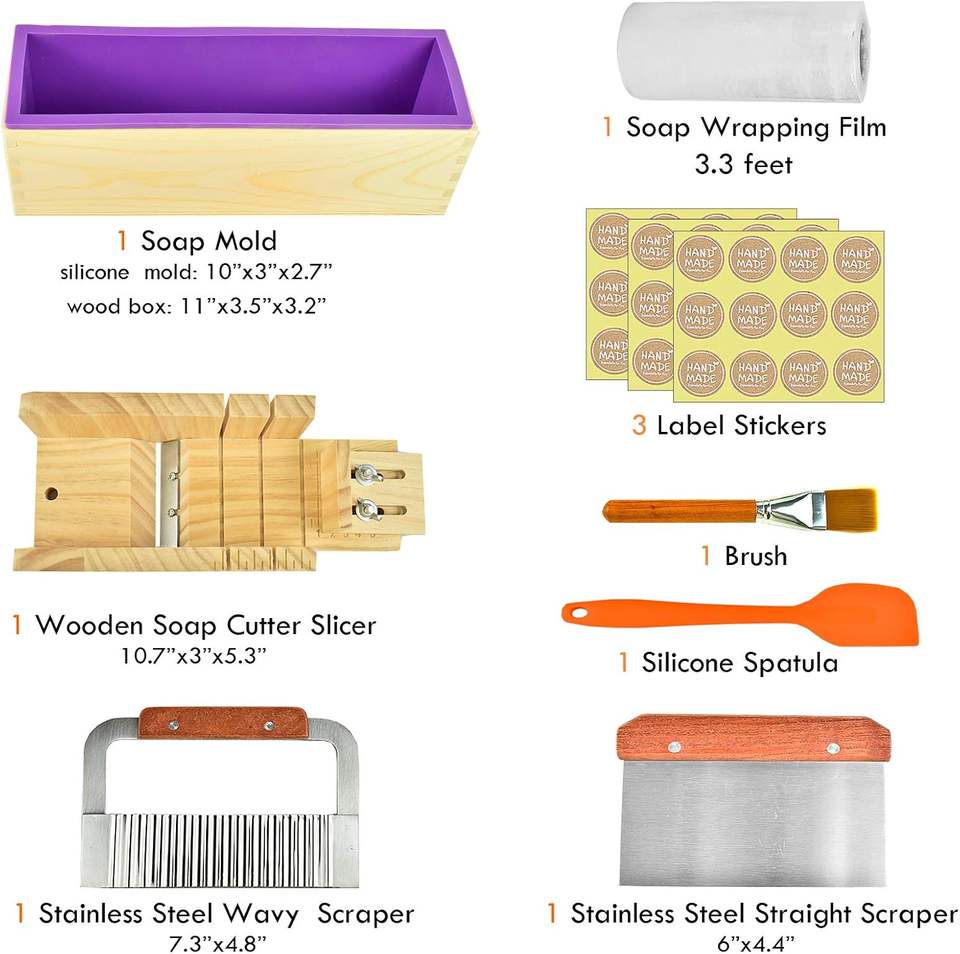 Adjustable Wood Soap Making Kit - Multi-Function Mold Set