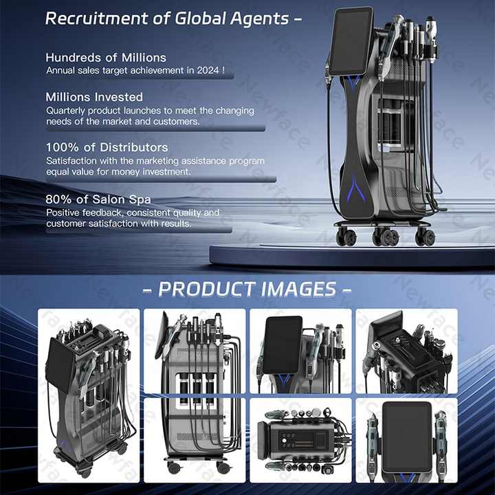 NewFace 2025 New Design Face Hydra Machine Skin Care Beauty Oxygen Jet ...
