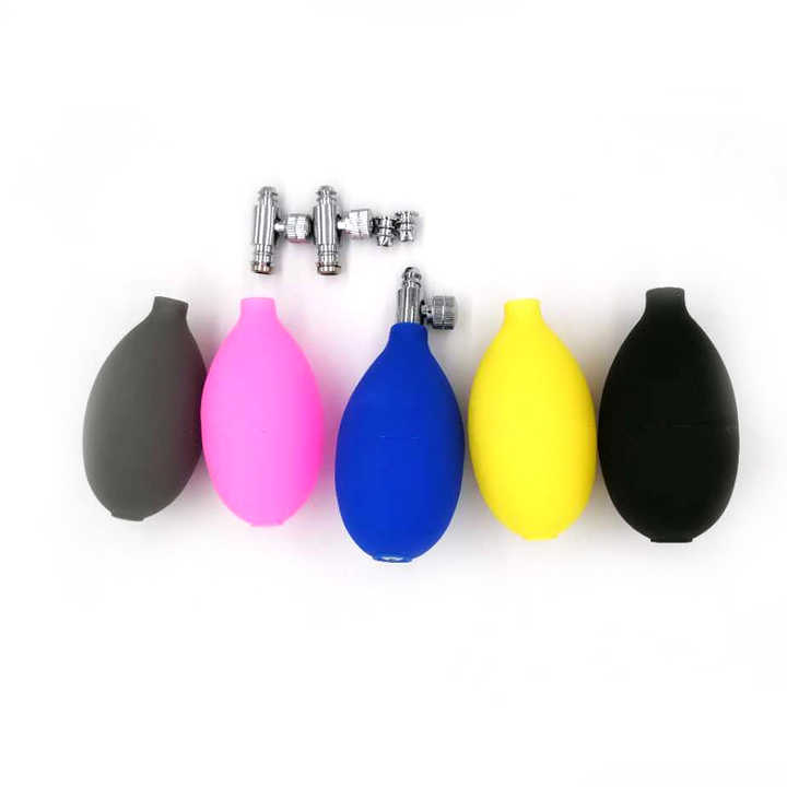 FULI Elastic Rubber Suction Inflation Hand Bulb with Valve Dusting Bulb ...