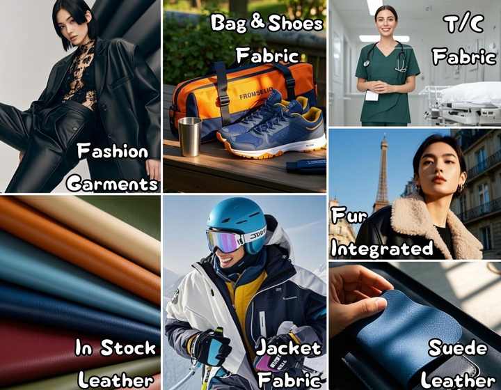 Eco-friendly Wet-process PU Coated Synthetic Leather Polyester Backing ...