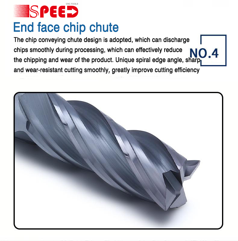 Speed Fresa 4 Dao Phay Phẳng Vuông Độ Cứng Cao Dao Phay Đầu Cacbua Cho – Chima.vn – Máy móc ...