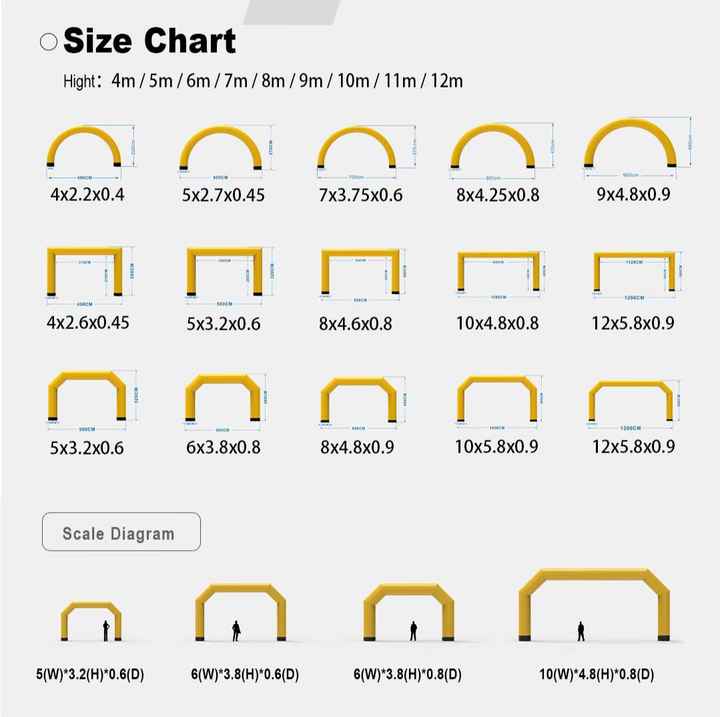 CATC Airtight Welcome Inflatable Arch Advertising Inflatable Arch Start ...