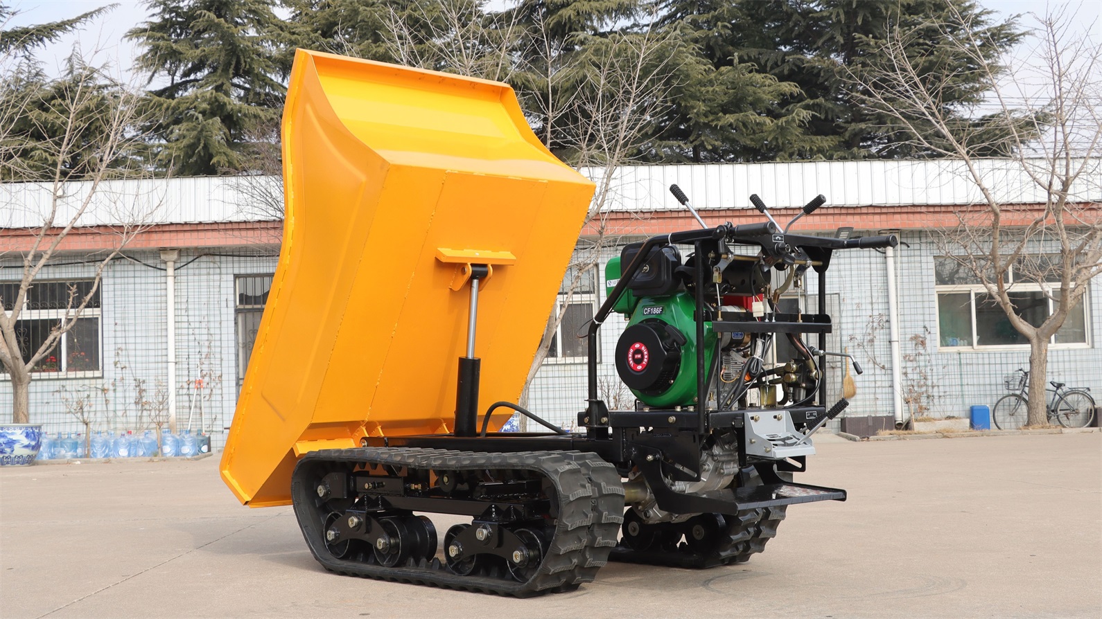 Custom Palm Garden Rubber Tracked Transporter Tractor - Buy Palm Garden ...