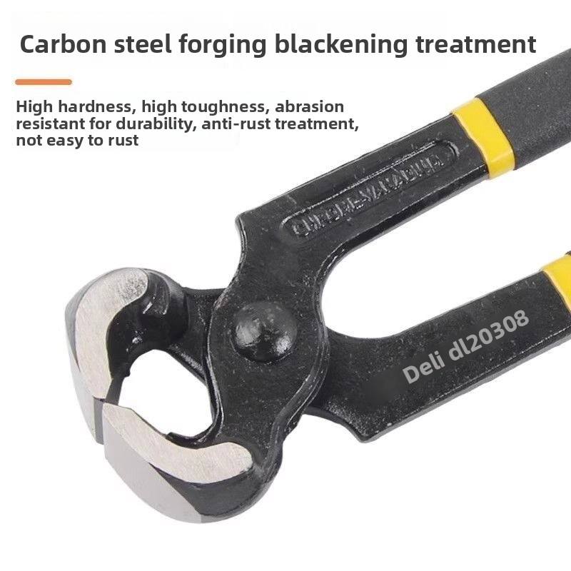 Deli Carbon Steel Nail-Pulling Pliers Nutcracker Pliers Tack-Removing ...