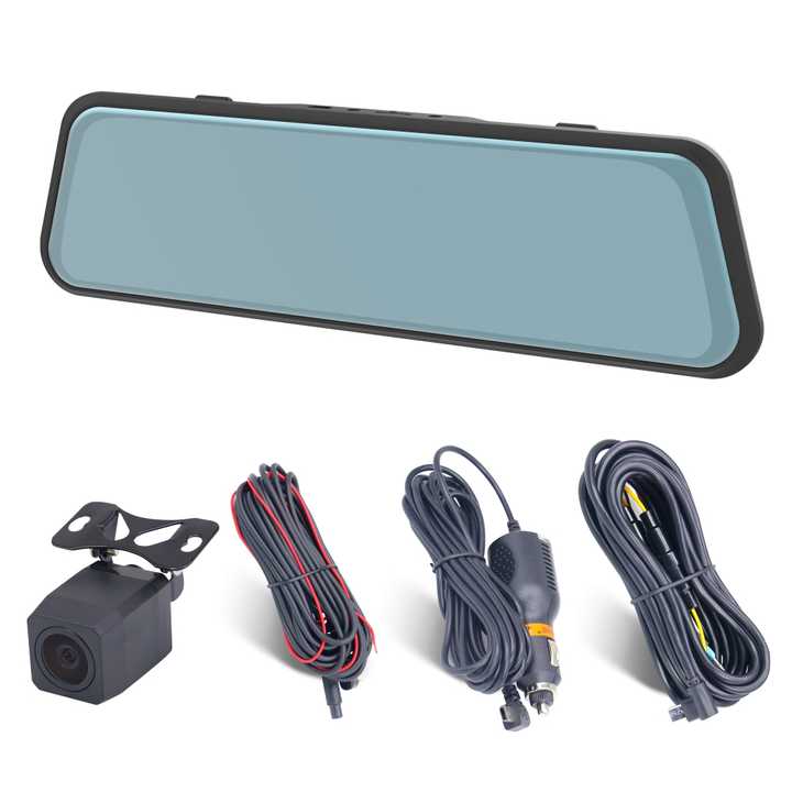 OEM 9.66 Inch IPS Streaming Mirror Monitor GPS Car DVR