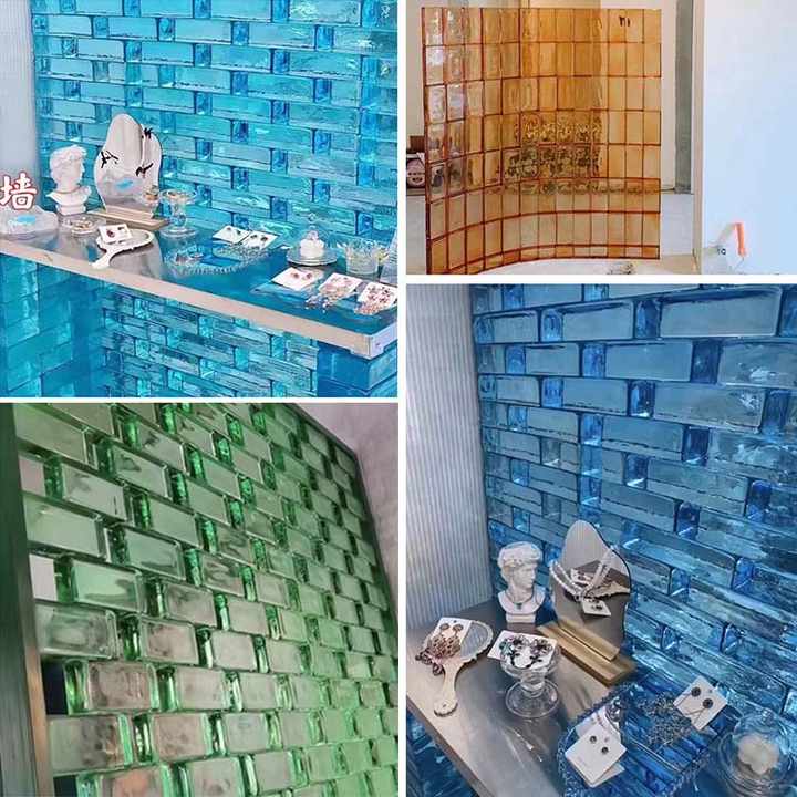 Clear Glass Bricks - Fire Rated & Impact Resistant Decor