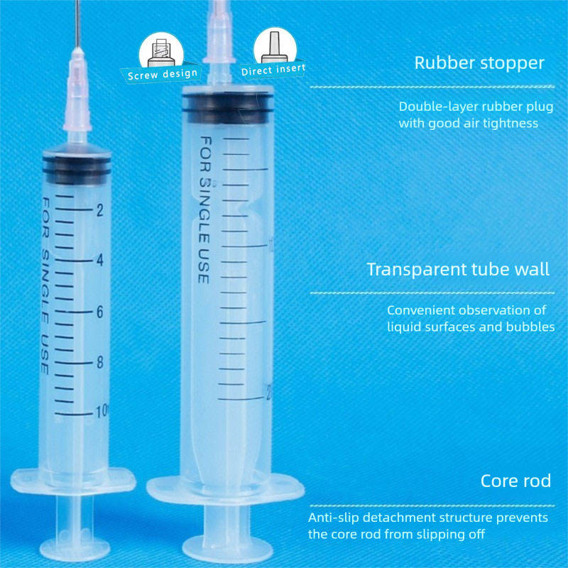 Disposable Plastic Luer Slip Syringe Without Needle For Industrial ...