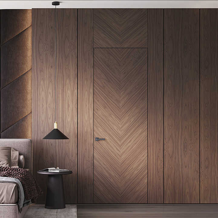 Modern Minimalist Frameless Composite Door - Interior Design, OEM
