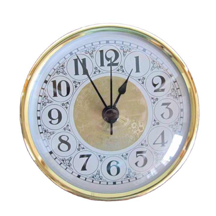 Clock Insert - 152mm with Brass Bezel & Glass Lens Model F152WFAC