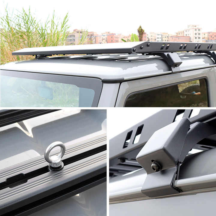 Jimny Exterior Accessories Car Top Rail Luggage Cross Bar Roof Rack for ...