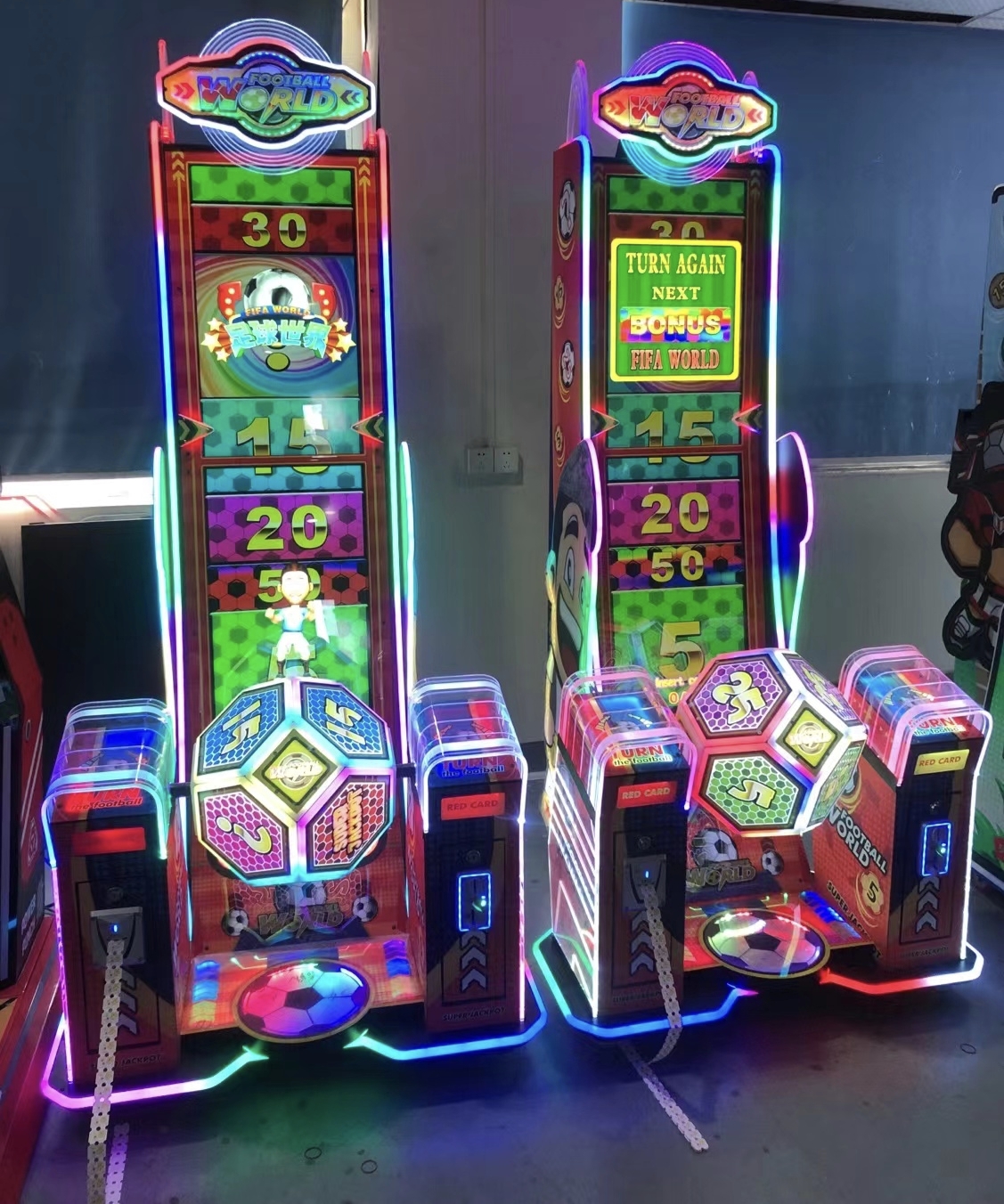 Hot Sale Arcade Game Machine Entertainment Football World Roll Dice for ...