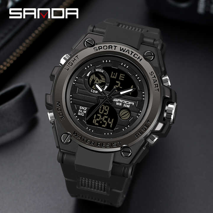 Waterproof Sport Men's Digital Watch - OEM/ODM Available