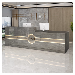 Wholesale movable office reception desk design With Customizable ...