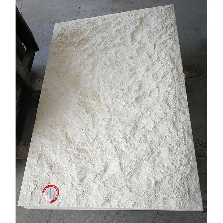 Split Face Limestone White/beige Stacked Wall Stone Cladding